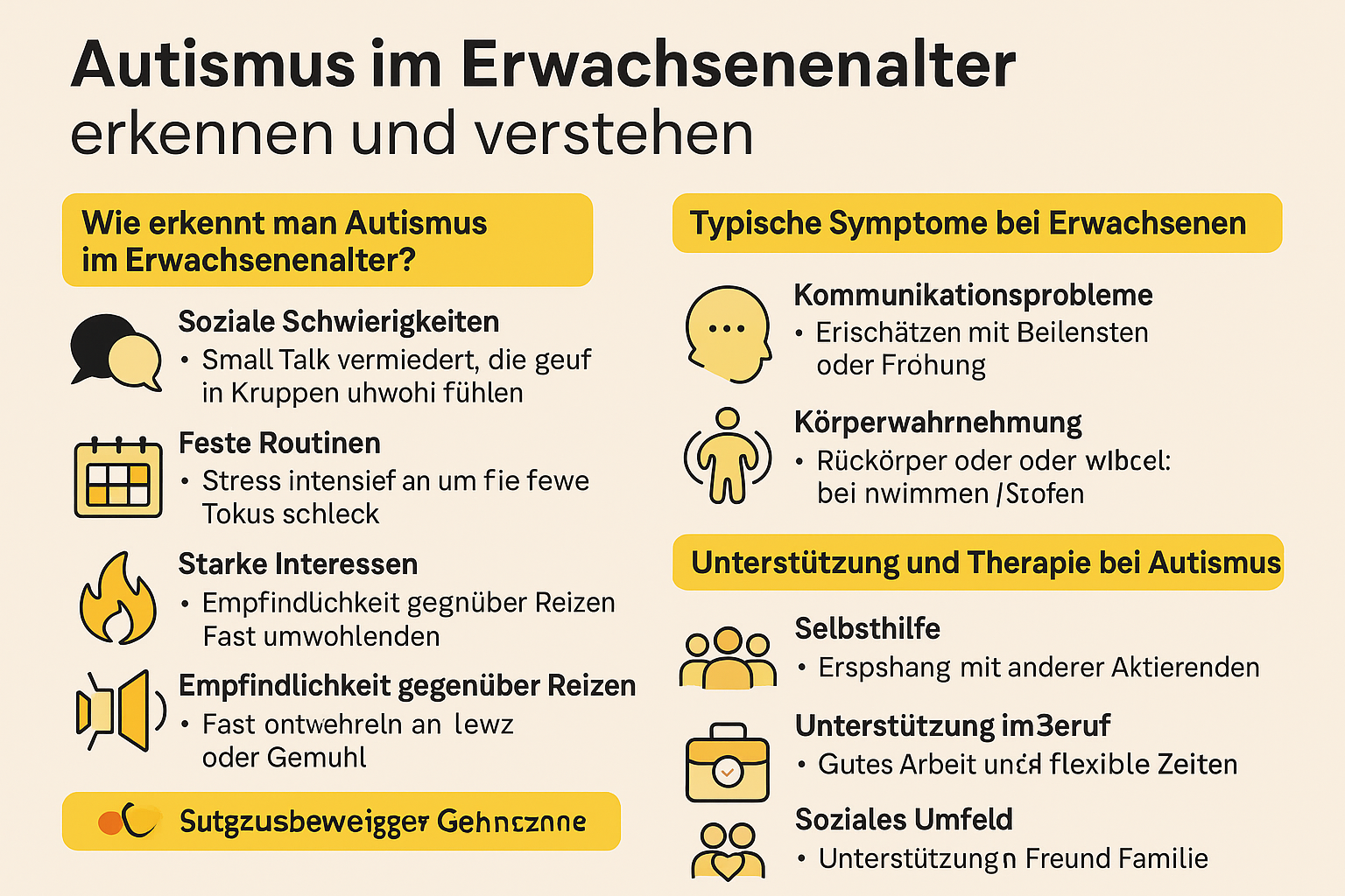 Autismus im Erwachsenenalter erkennen und verstehen - PCM